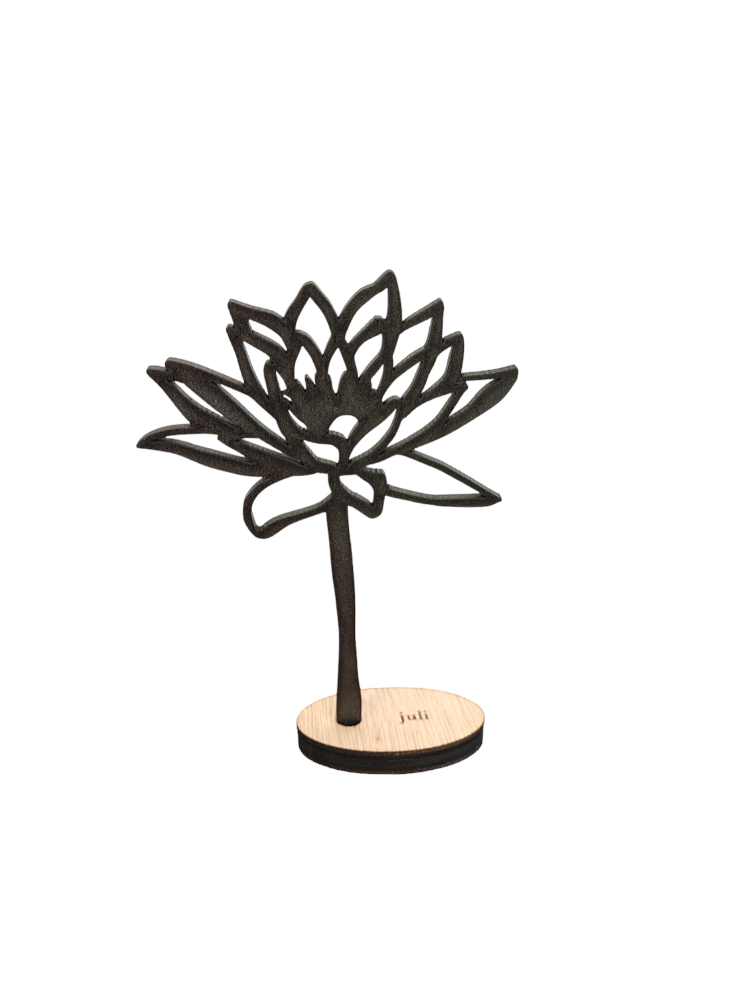 Geboortebloemen zwart mdf | Joeff