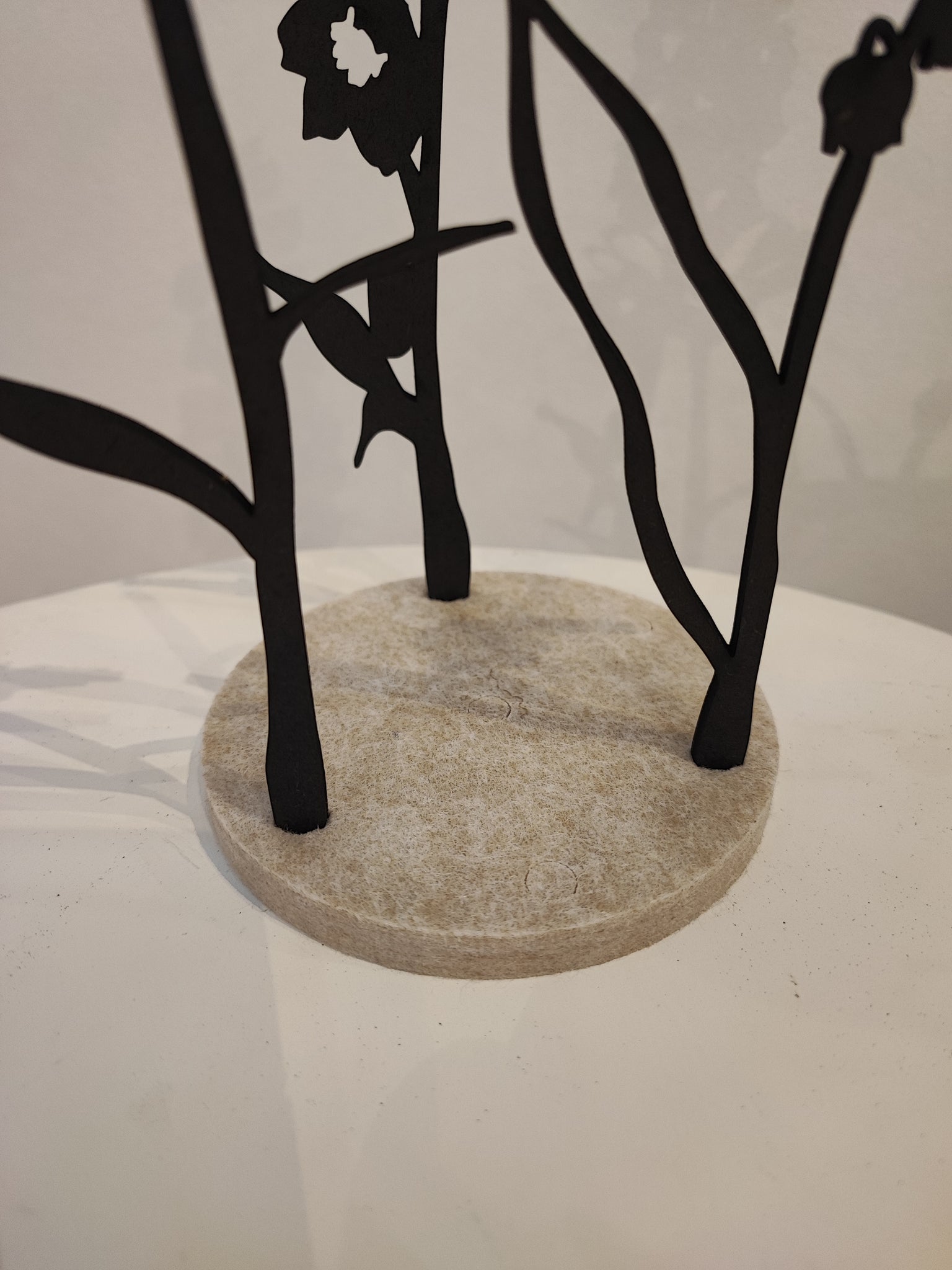 Geboortebloemen zwart mdf | Joeff