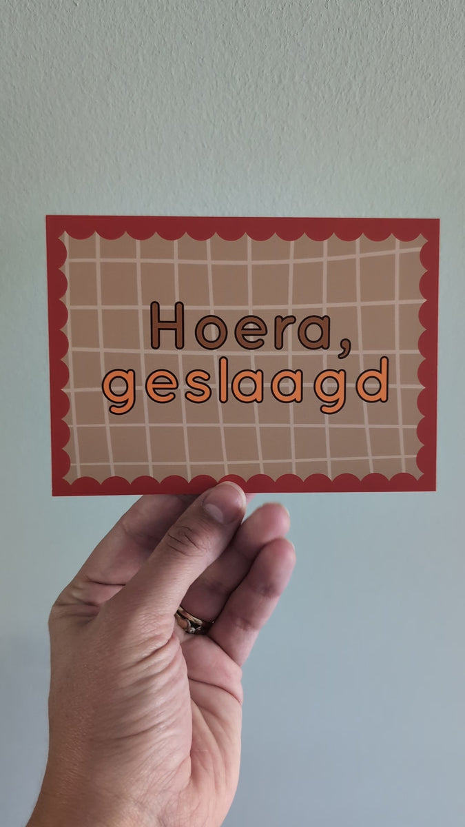Geslaagd | Kaarten Joeff