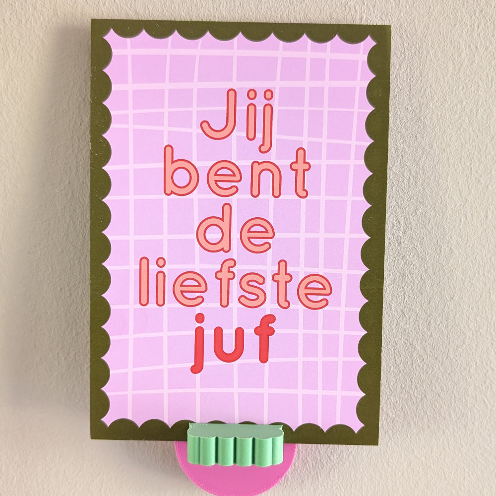 Liefste juf (per 5 stuks) | Kaarten Joeff | Wholesale